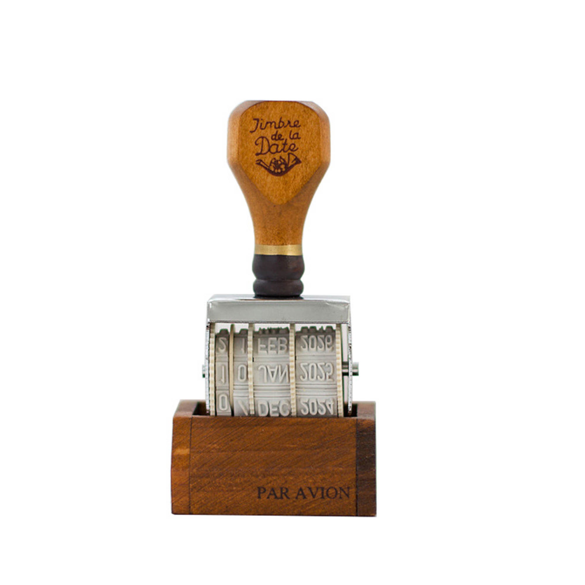 Retro Rolling Wooden Date Stamp/roller Date Stamp/ Retro Heavy - Etsy