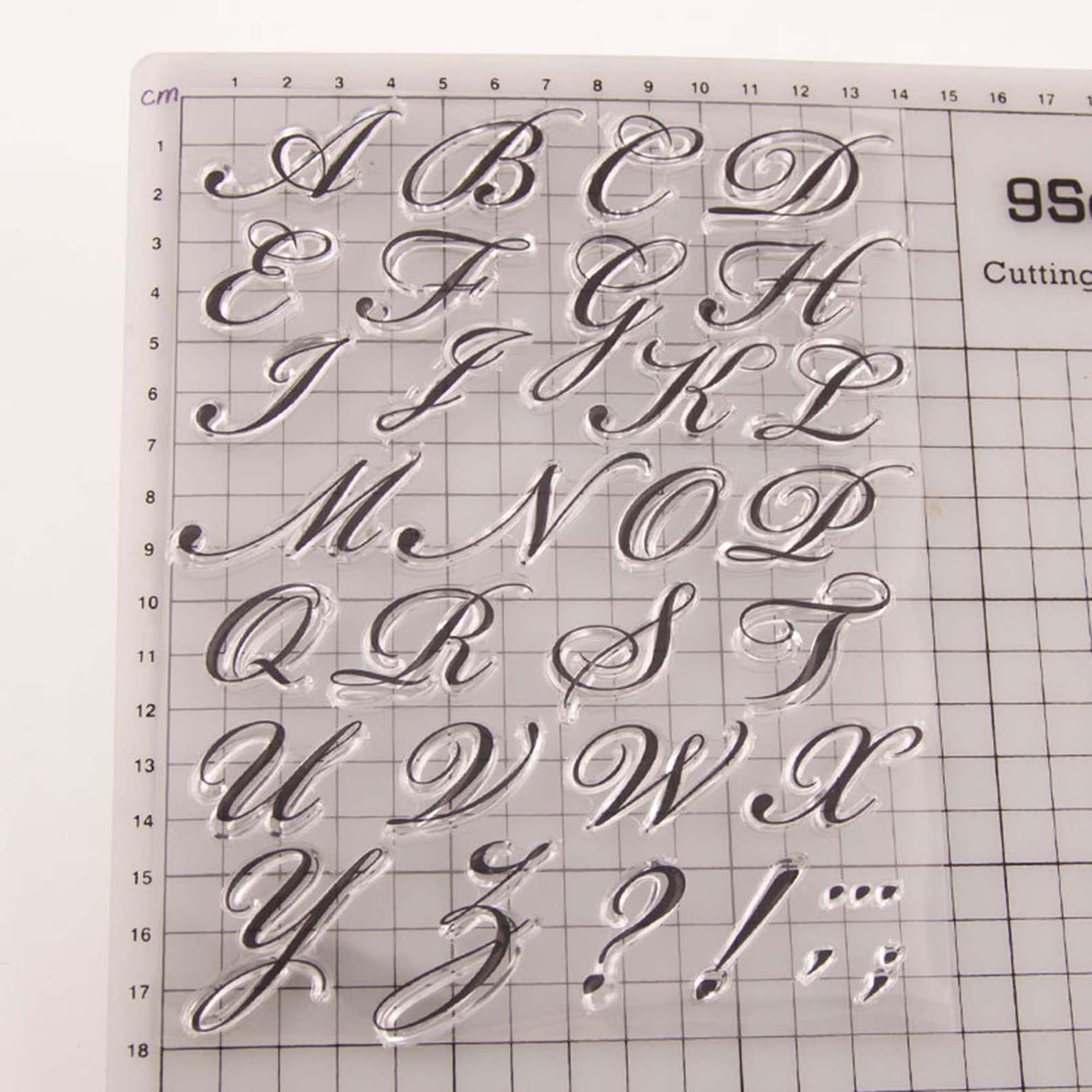 Capital Letter Transparent Clear Stamp for DIY Scrapbooking Photo Album ...