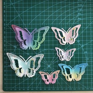 3D Butterfly Metal Die Cut Set, DIY Scrapbooking Stencil - Etsy