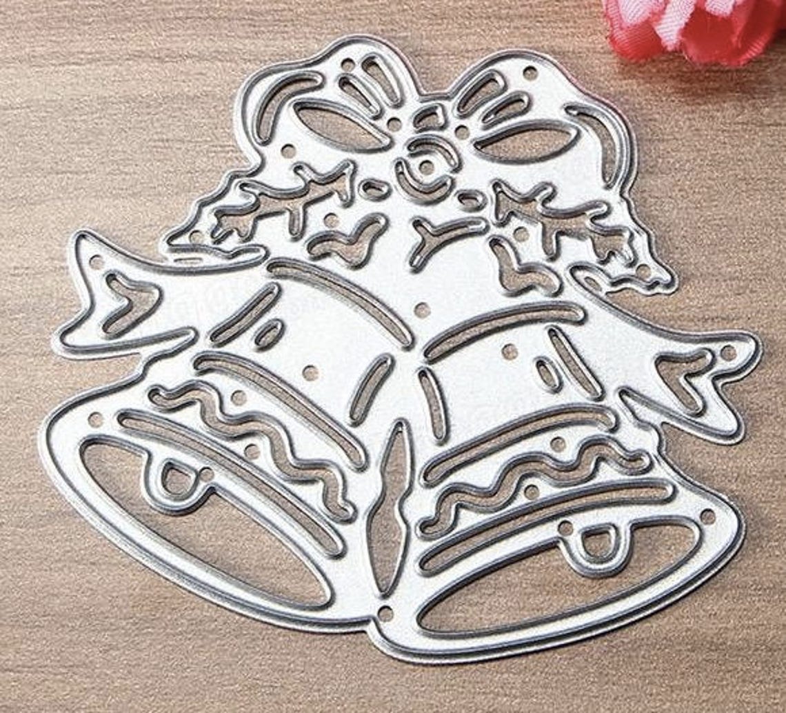 Christmas Jingling Bell Metal Cutting Dies DIY Die Cut Stencil | Etsy