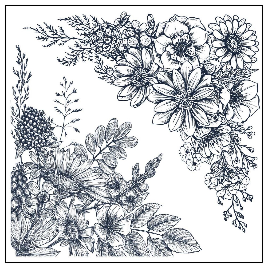 Flower Transparent Clear Stamps Rubber Seals for DIY - Etsy