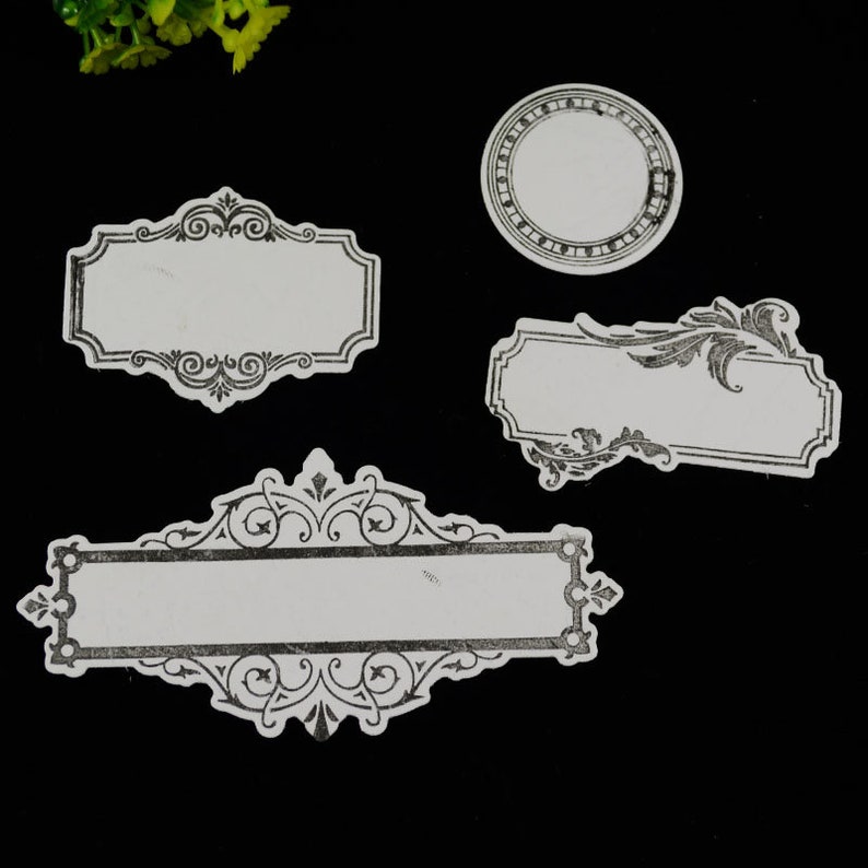 Frame banners transparent clear stamp rubber stamp and | Etsy