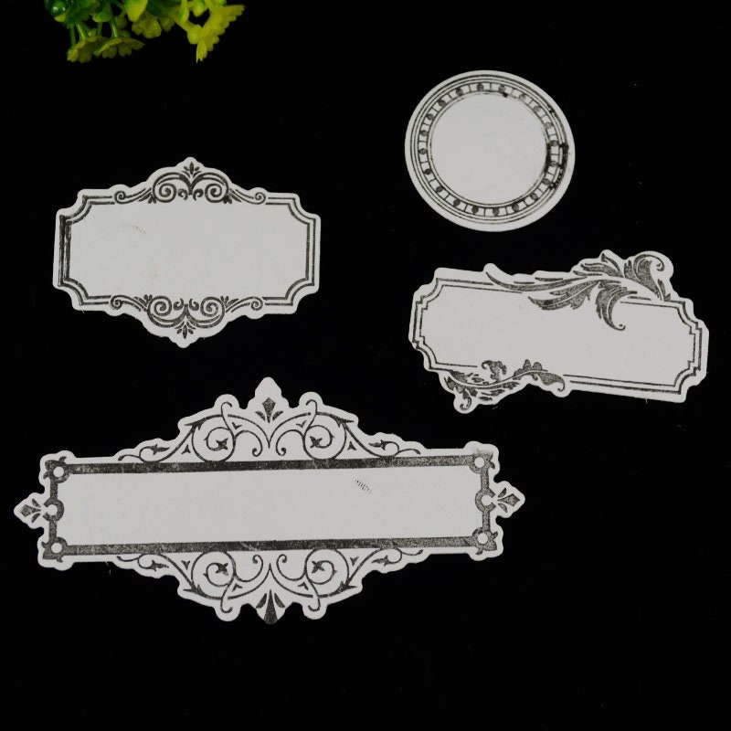 Frame banners transparent clear stamp rubber stamp and | Etsy