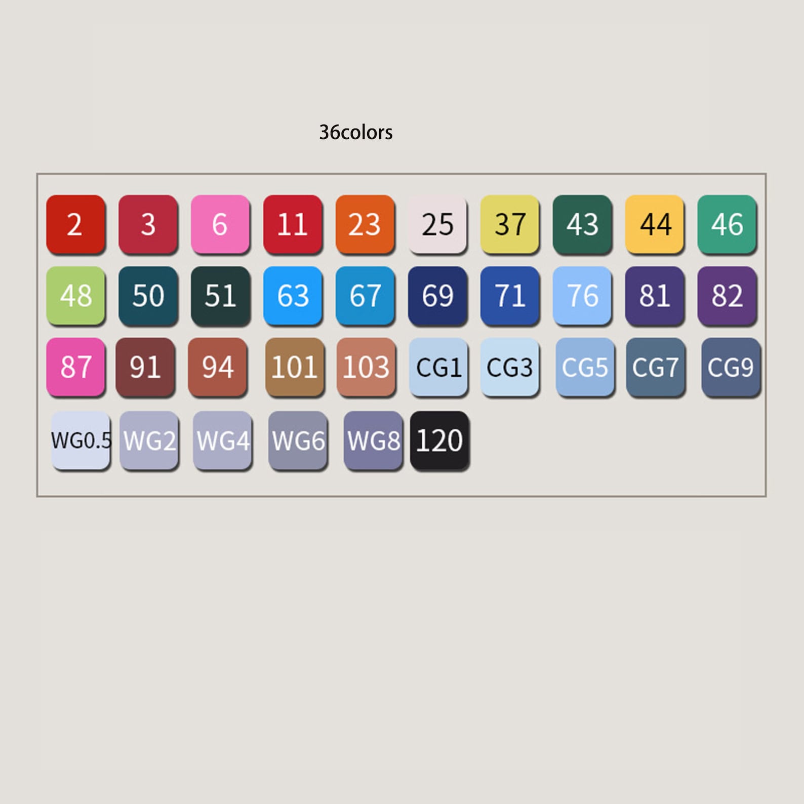 Blendable Alcohol Marker , Alcohol Markers Set, Dual Tip Alcohol ...