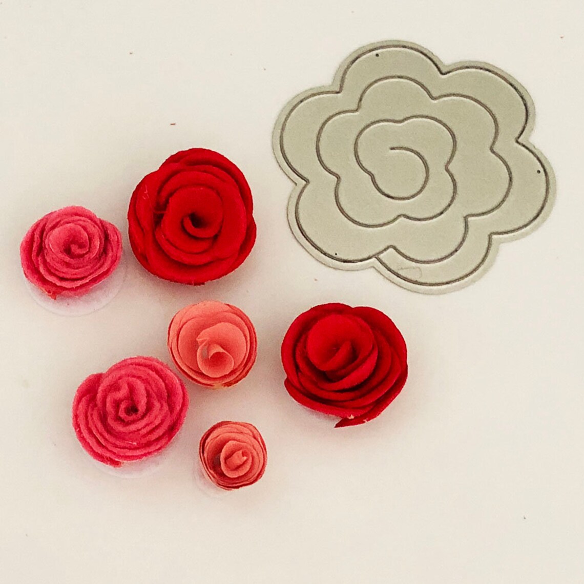 DIY Rose Flower Metal Cutting Dies Stencils Embossing Card - Etsy