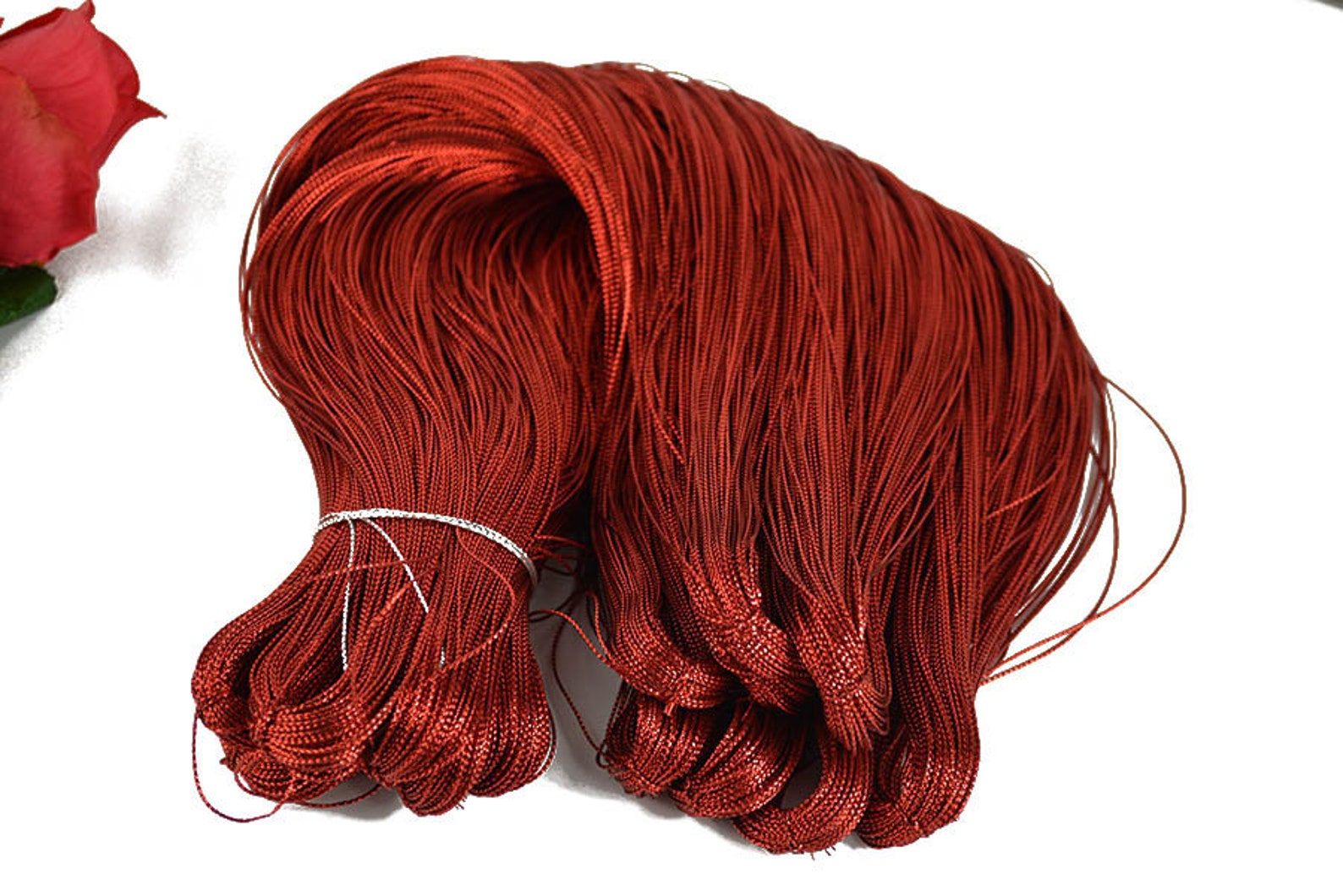 1600yards Mix 16colors Thread Metallic Tinsel String Cord 1mm | Etsy