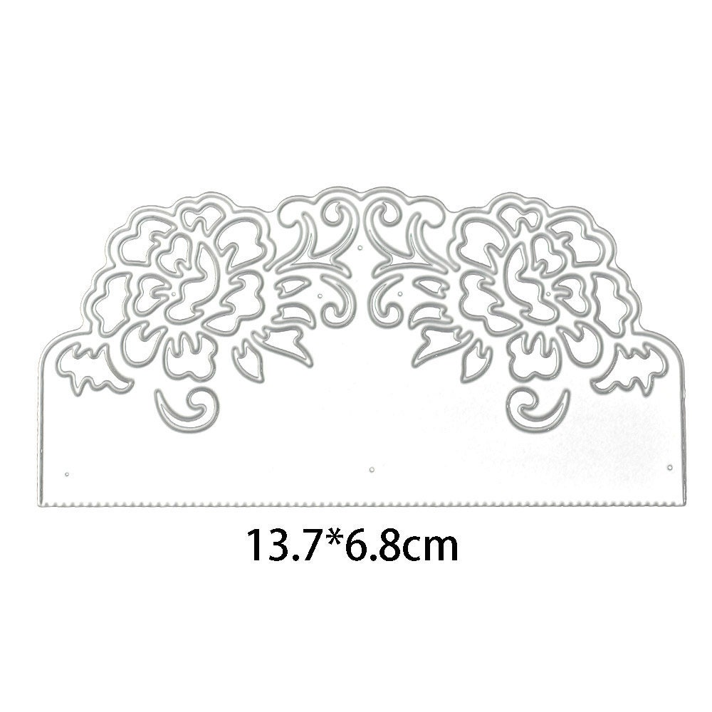 3different Invitation Card Lace Flower Border Metal Cutting - Etsy