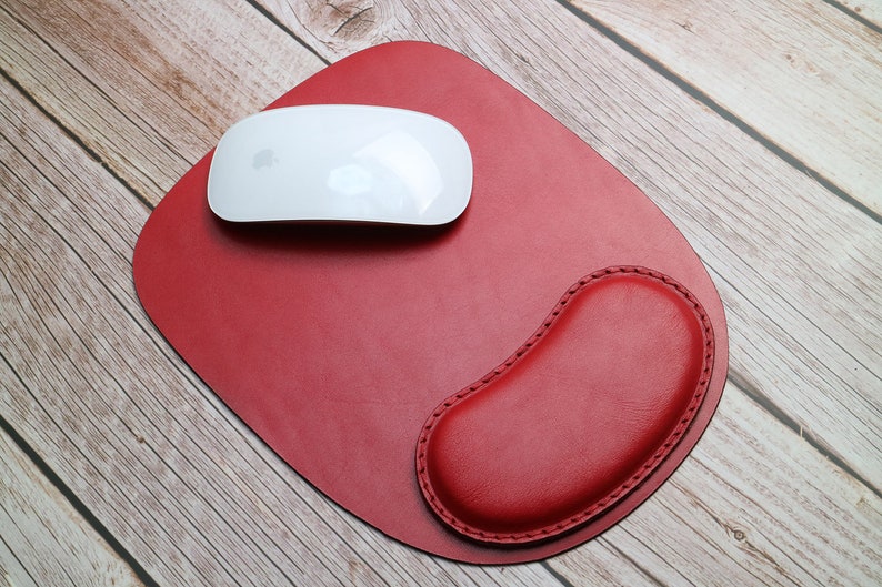 Faux Leather Mouse Pad Office Desk Pad Corporate Gift - Etsy