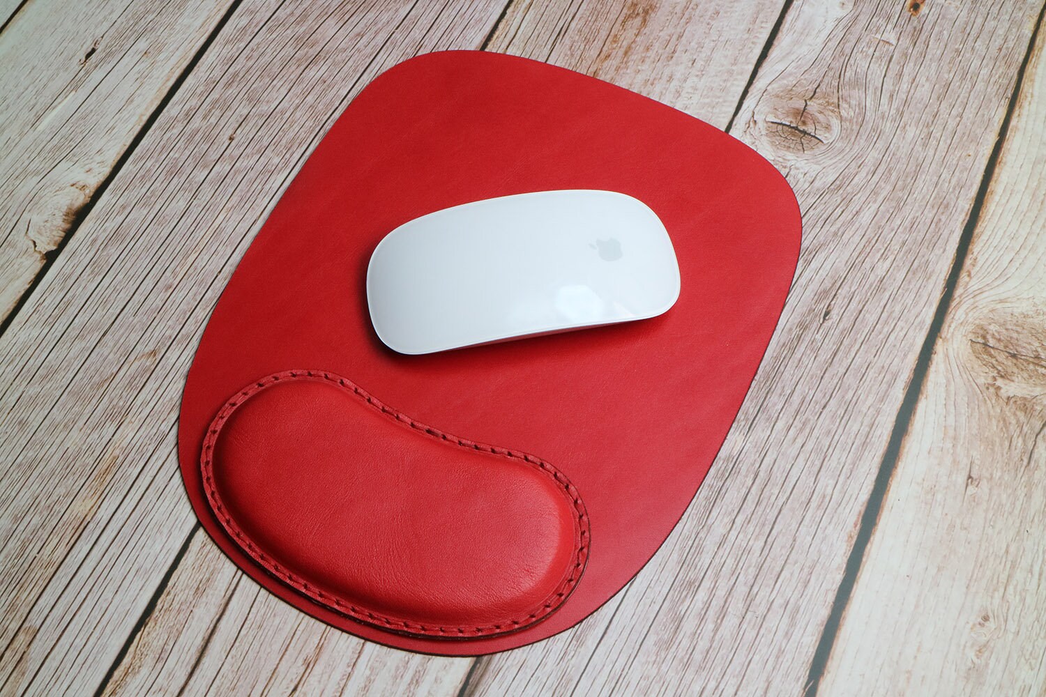 Faux Leather Mouse Pad Office Desk Pad Corporate Gift | Etsy