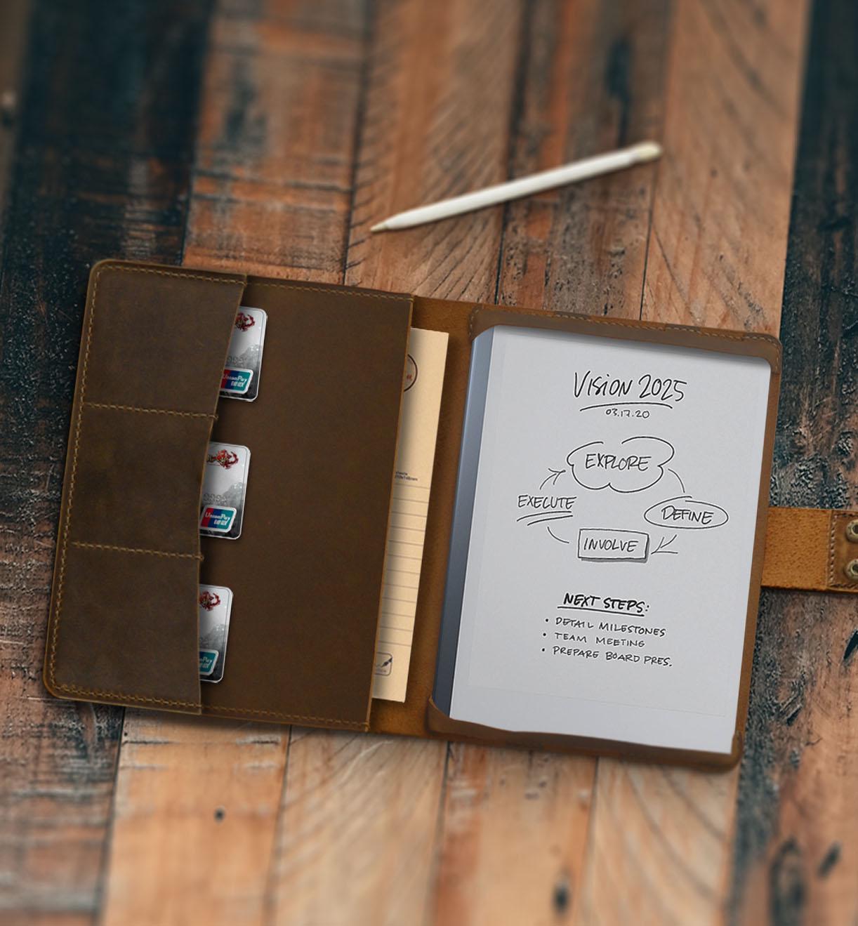 Personalized Leather Compatible With Remarkable Paper Pro Move ...