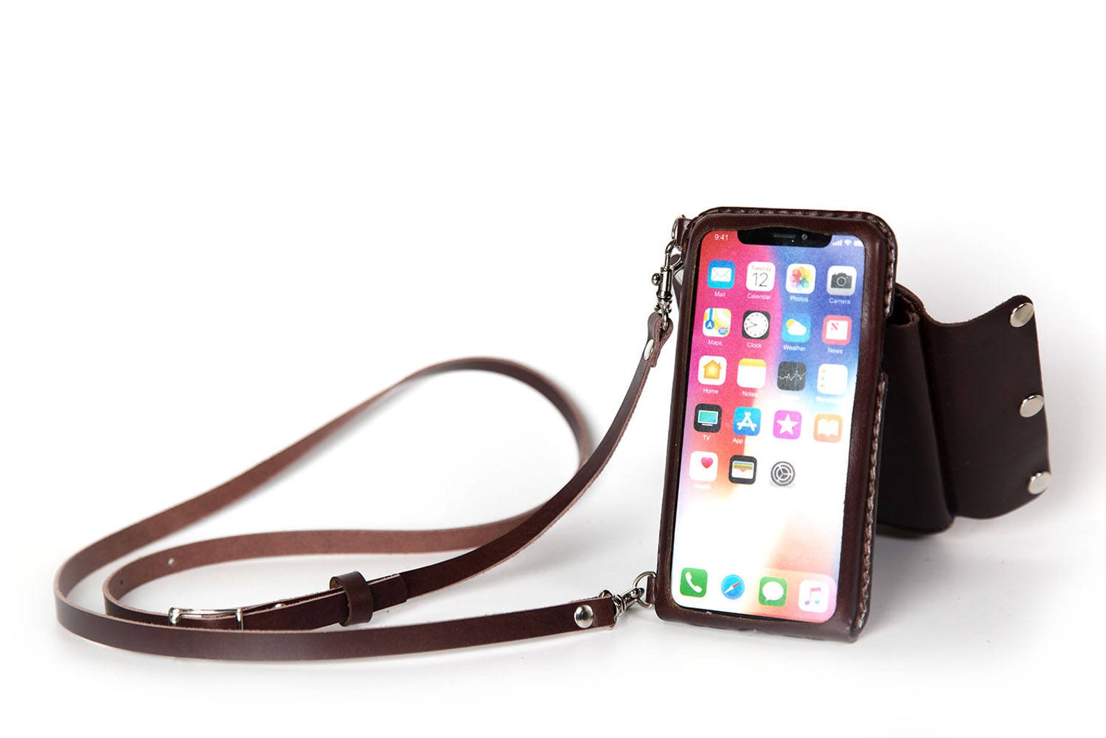 Leather Cell Phone Crossbody Bag Purse iPhone 16e 15 Pro Max 15 Plus 14 ...