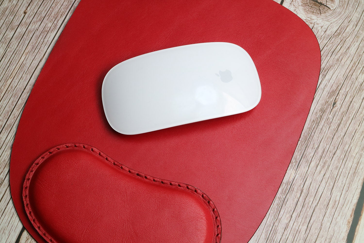 Faux Leather Mouse Pad Office Desk Pad Corporate Gift | Etsy