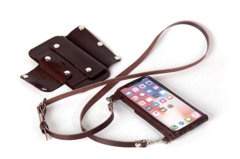 Leather Cell Phone Crossbody Bag Purse iPhone 16e 15 Pro Max 15 Plus 14 ...