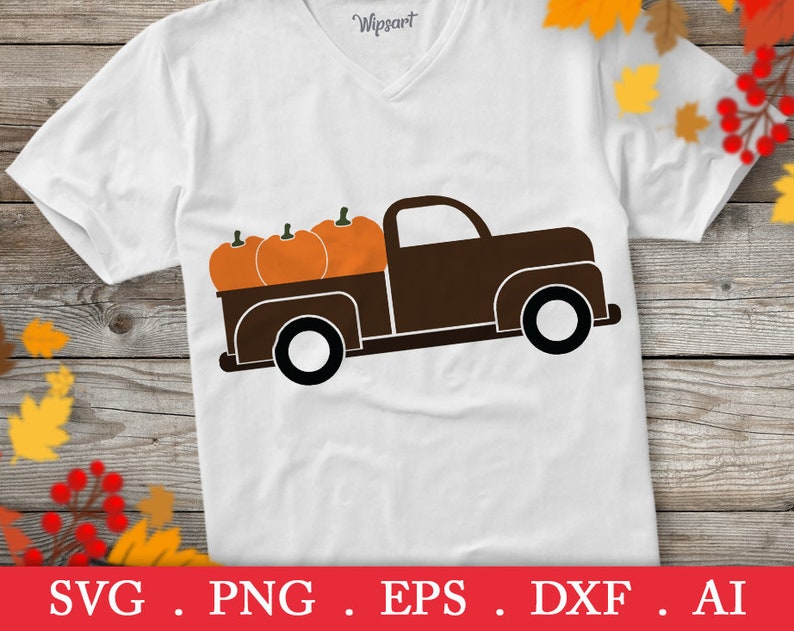Fall Truck Svg Harvest Truck Svg Truck Pumpkin Svg Pickup - Etsy