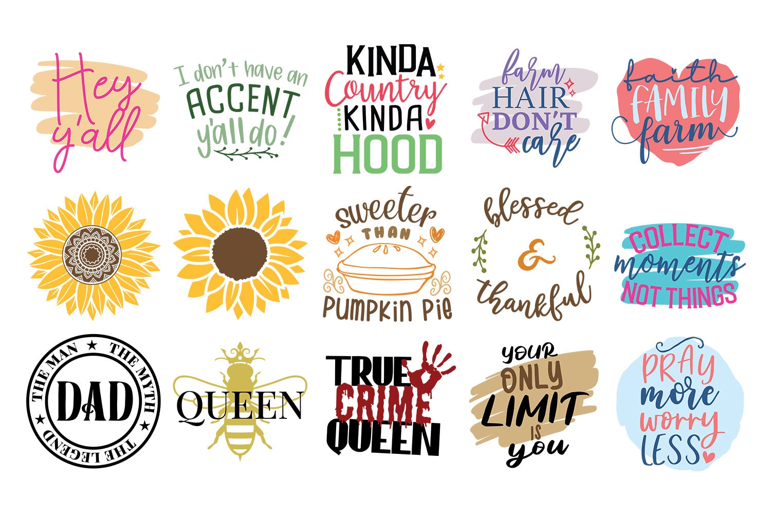 Keychain Bundle SVG Keychain SVG Quotes | Etsy