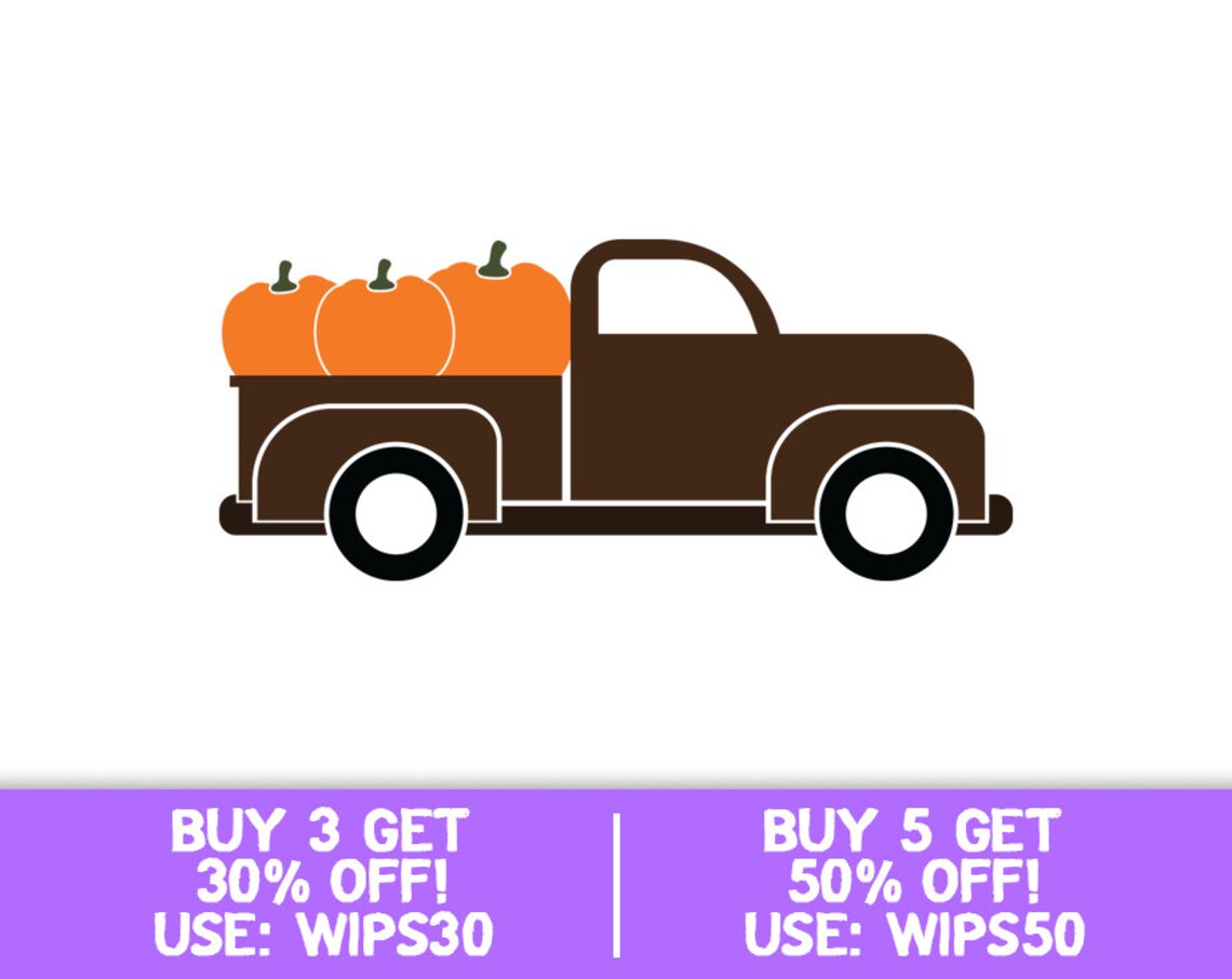 Fall Truck Svg Harvest Truck Svg Truck Pumpkin Svg Pickup - Etsy