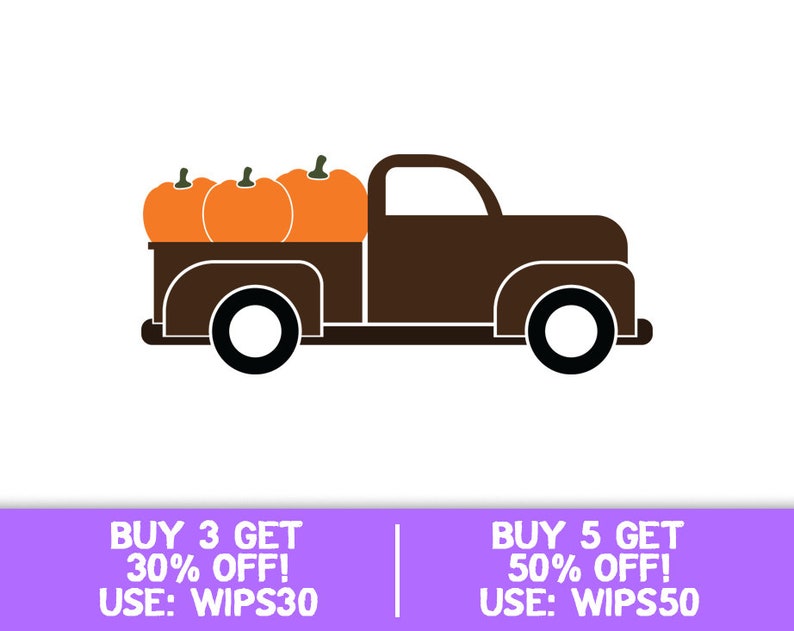 Fall Truck Svg Harvest Truck Svg Truck Pumpkin Svg Pickup - Etsy