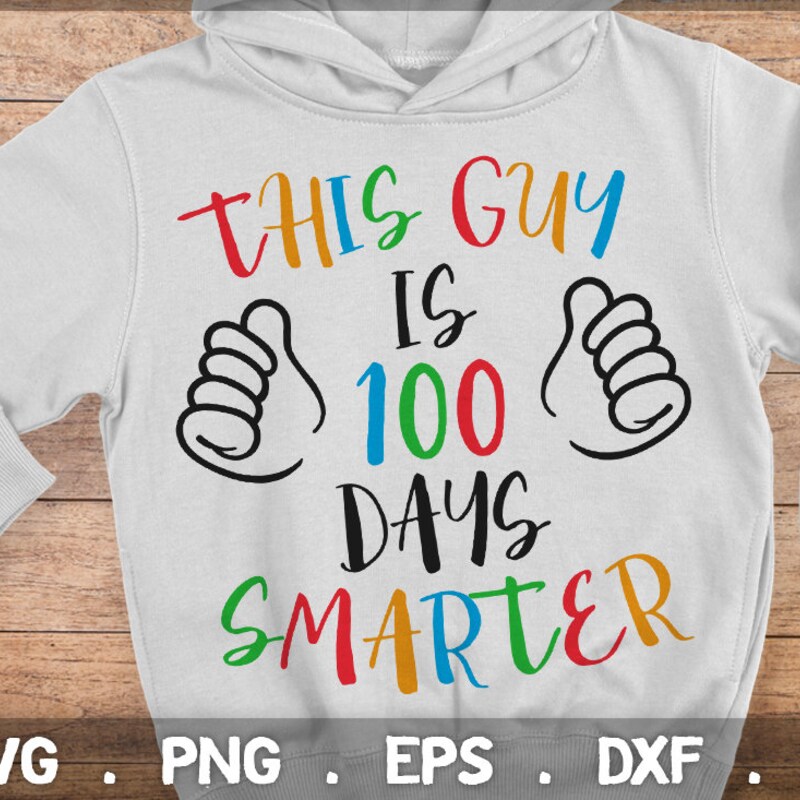 100 Days Smarter Svg - Etsy