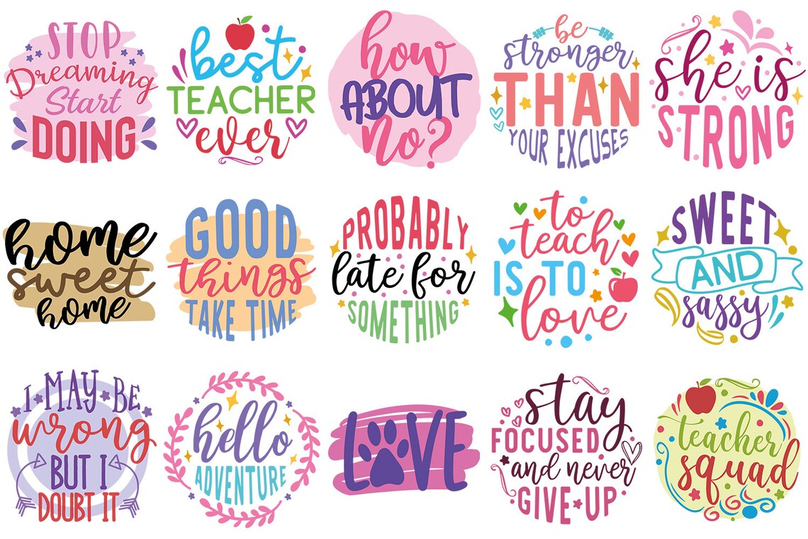 Keychain Bundle SVG, Keychain SVG Quotes - Etsy