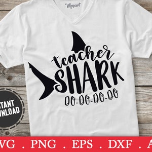 Teacher Shark Do Do Do Do Svg, Teacher Life Svg, Teacher Shark Svg ...