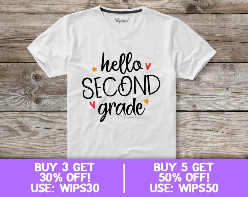 Hello Grade Bundle Svg Hello First Grade Svg Hello - Etsy