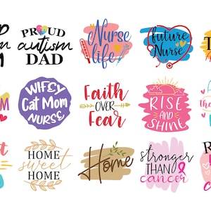 Keychain Bundle SVG, Keychain SVG Quotes - Etsy