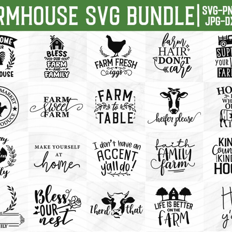 Farmhouse Svg - Etsy