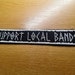Support Local Bands Embroidered Patch Pink and Purple Metal Punk Rock ...