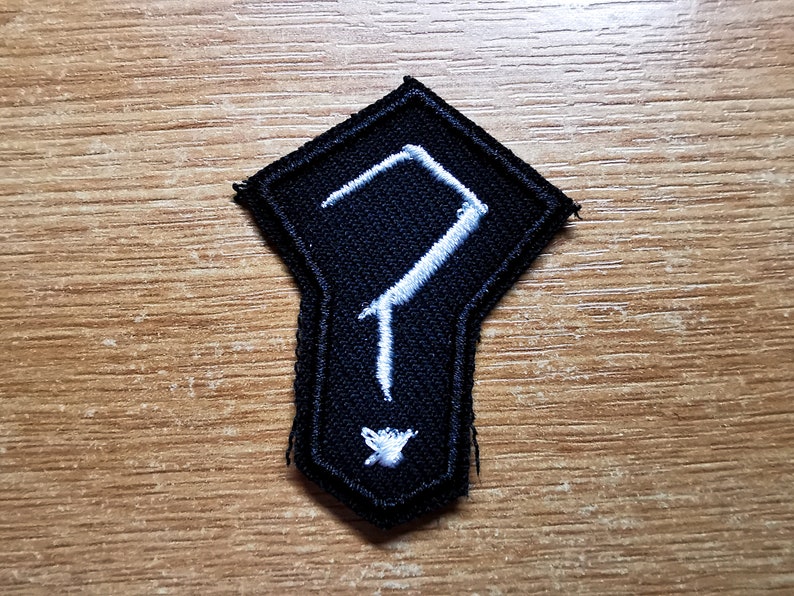 Question Mark Small Iron on Embroidered Patch Gothic Punk - Etsy