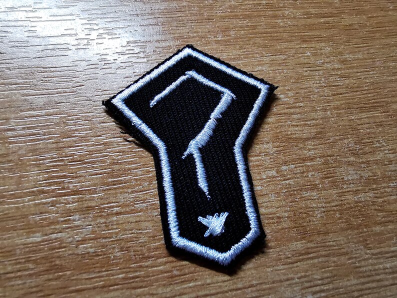 Question Mark Small Iron on Embroidered Patch Gothic Punk - Etsy