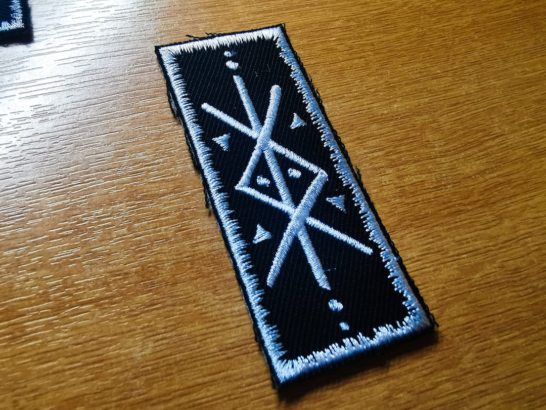 Protection Bindrune Viking Patch Iron on Embroidered Norse Heathenry ...