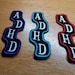 ADHD Iron on Patch Embroidered ADD Awareness Neuro Divergent Autism - Etsy