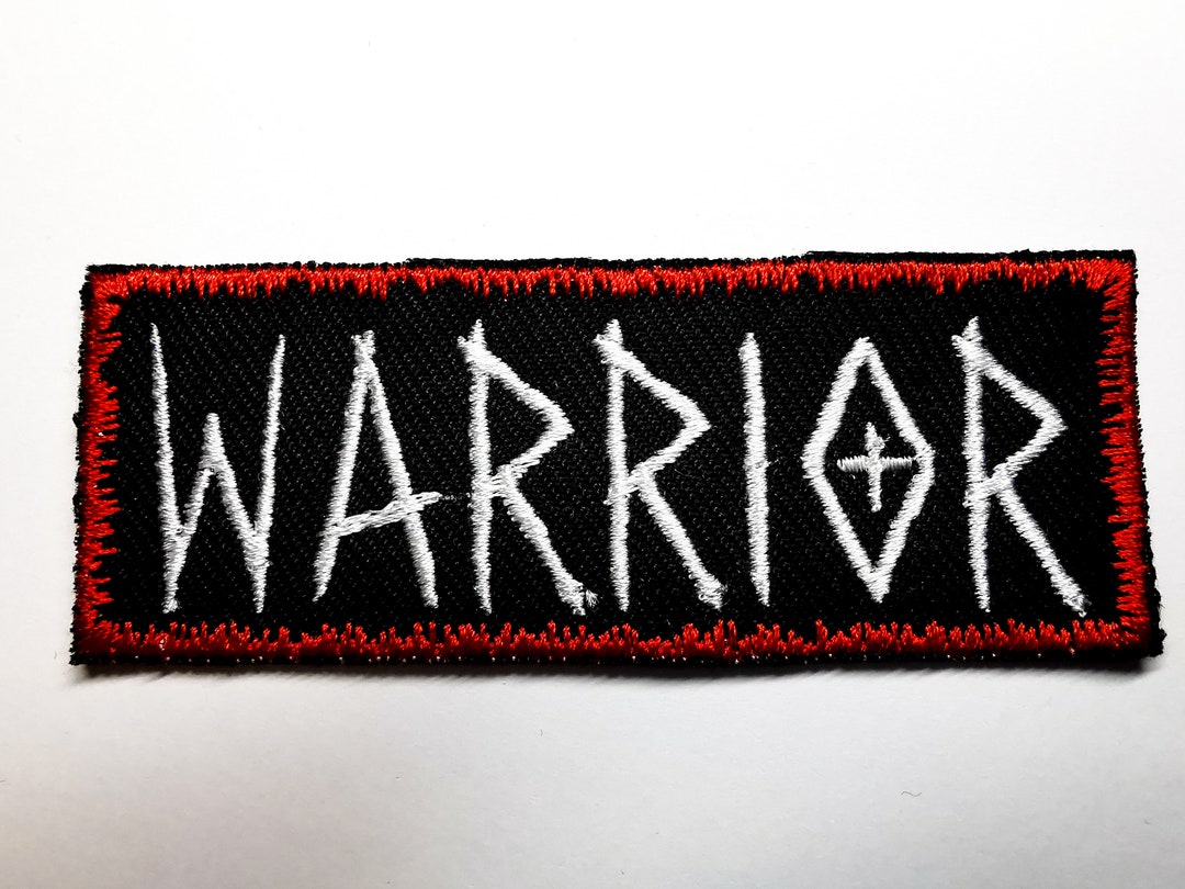 Warrior Iron on Embroidered Patch Viking Shieldmaiden Norse Inspired ...