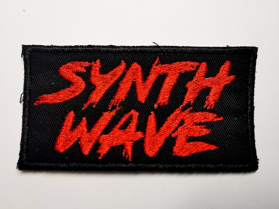 Synthwave Red Iron on Embroidered Patch Carpenter Brut Retro | Etsy