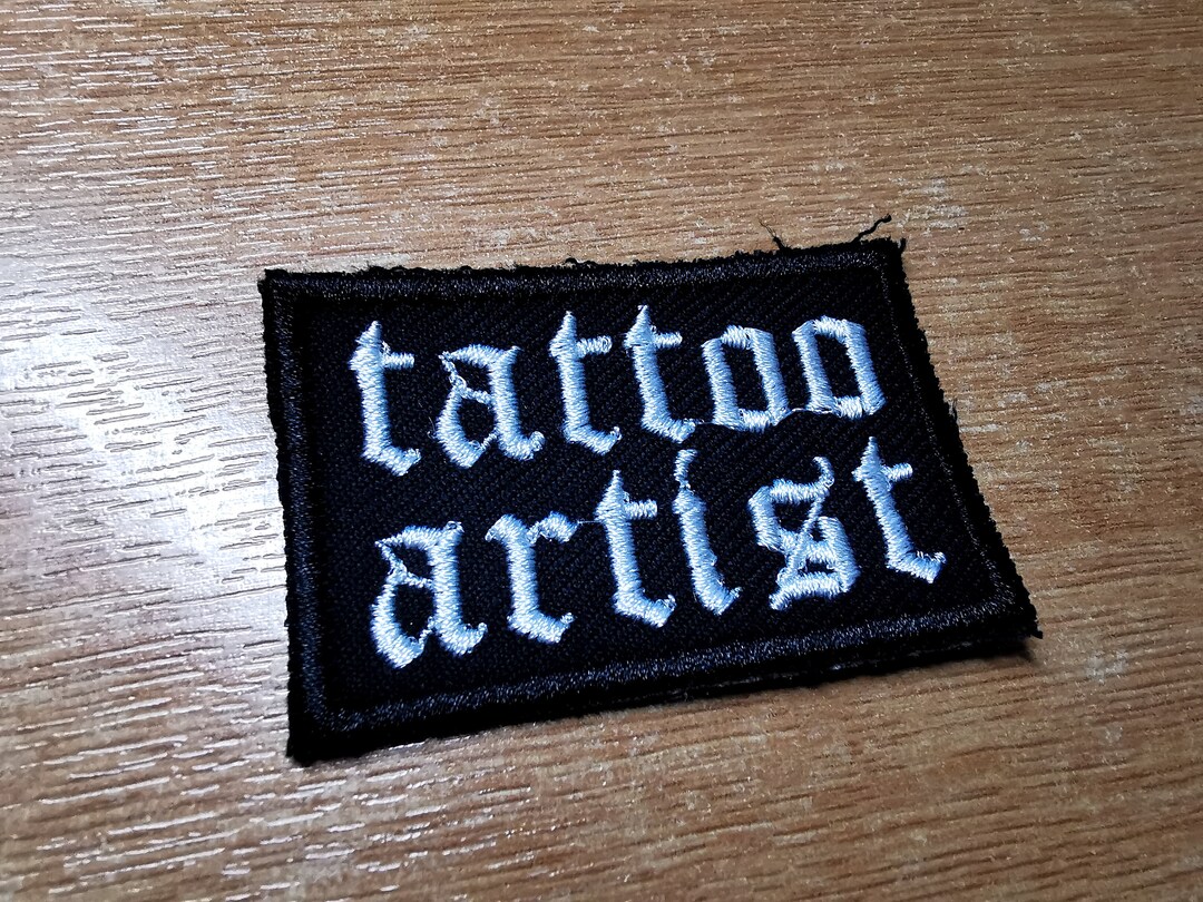 Tattoo Artist Embroidered Patch - Etsy