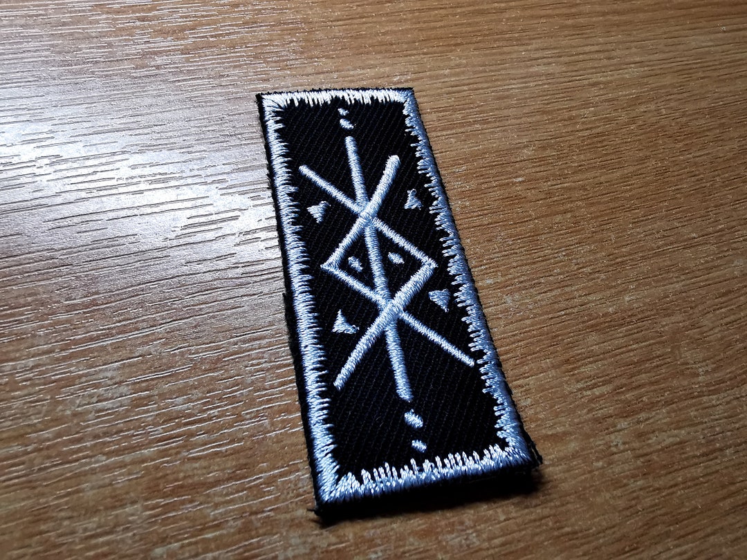 Protection Bindrune Smaller Viking Patch Iron on Embroidered Norse ...