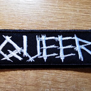 Queer Punk Metal LGBTQ Iron on Patch Pride Embroidered Patches - Etsy