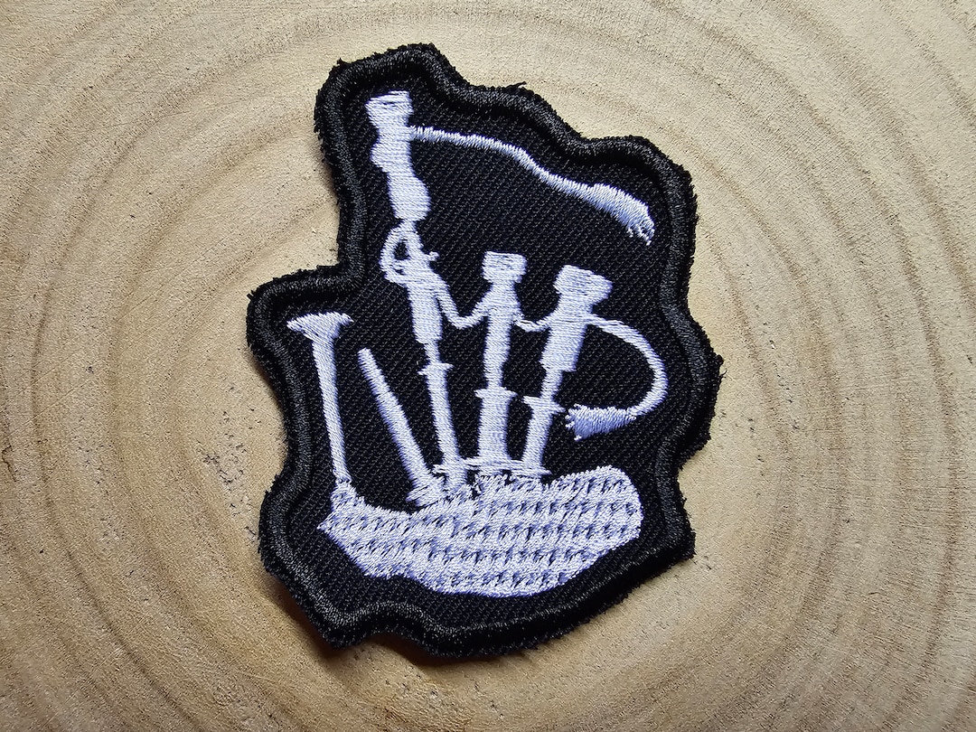 Bagpipes Embroidered Patch Unusual Music Patch for Musicians Iron or ...