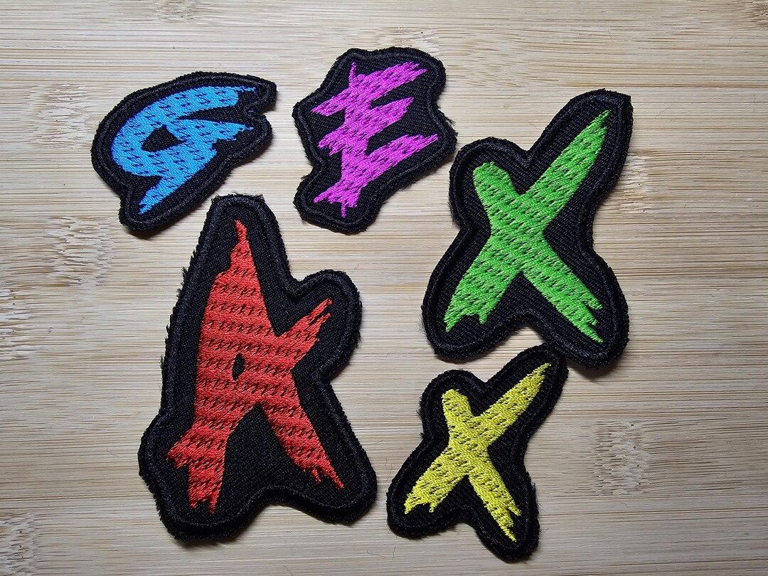 Cyber Synth Punk Letters - Two Sizes, 5 Colours - Etsy
