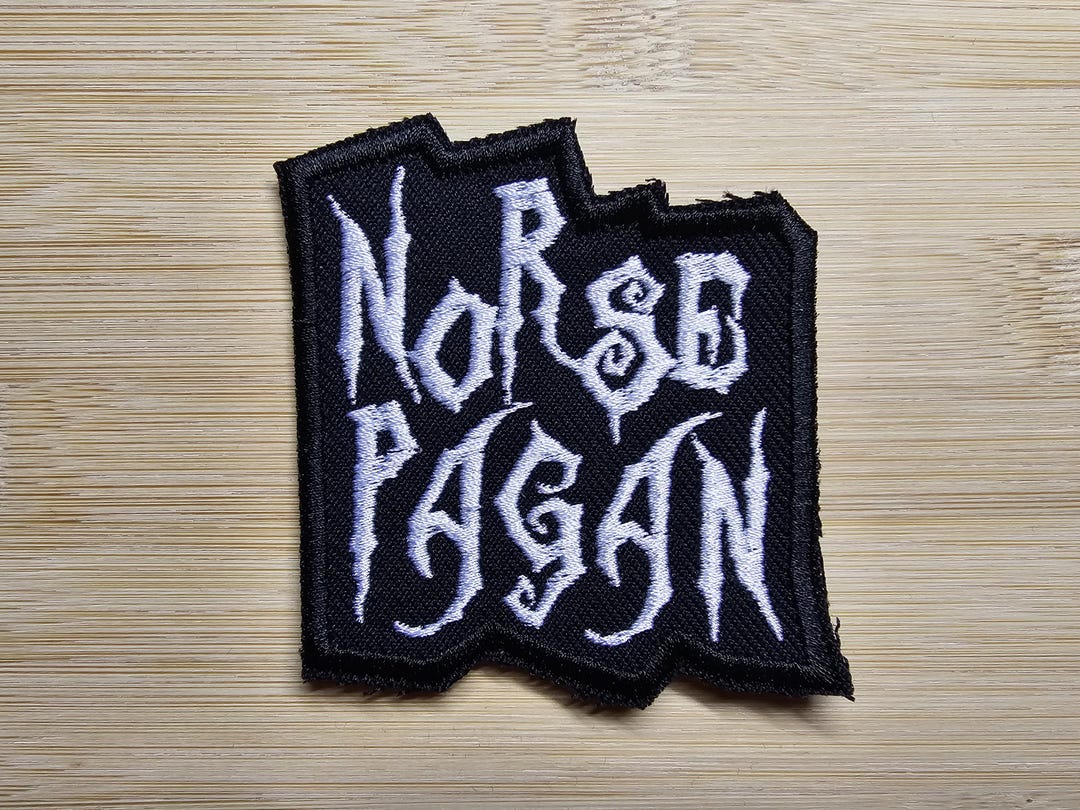 Norse Pagan Iron on Embroidered Patch Heavy Metal Style Patch - Etsy