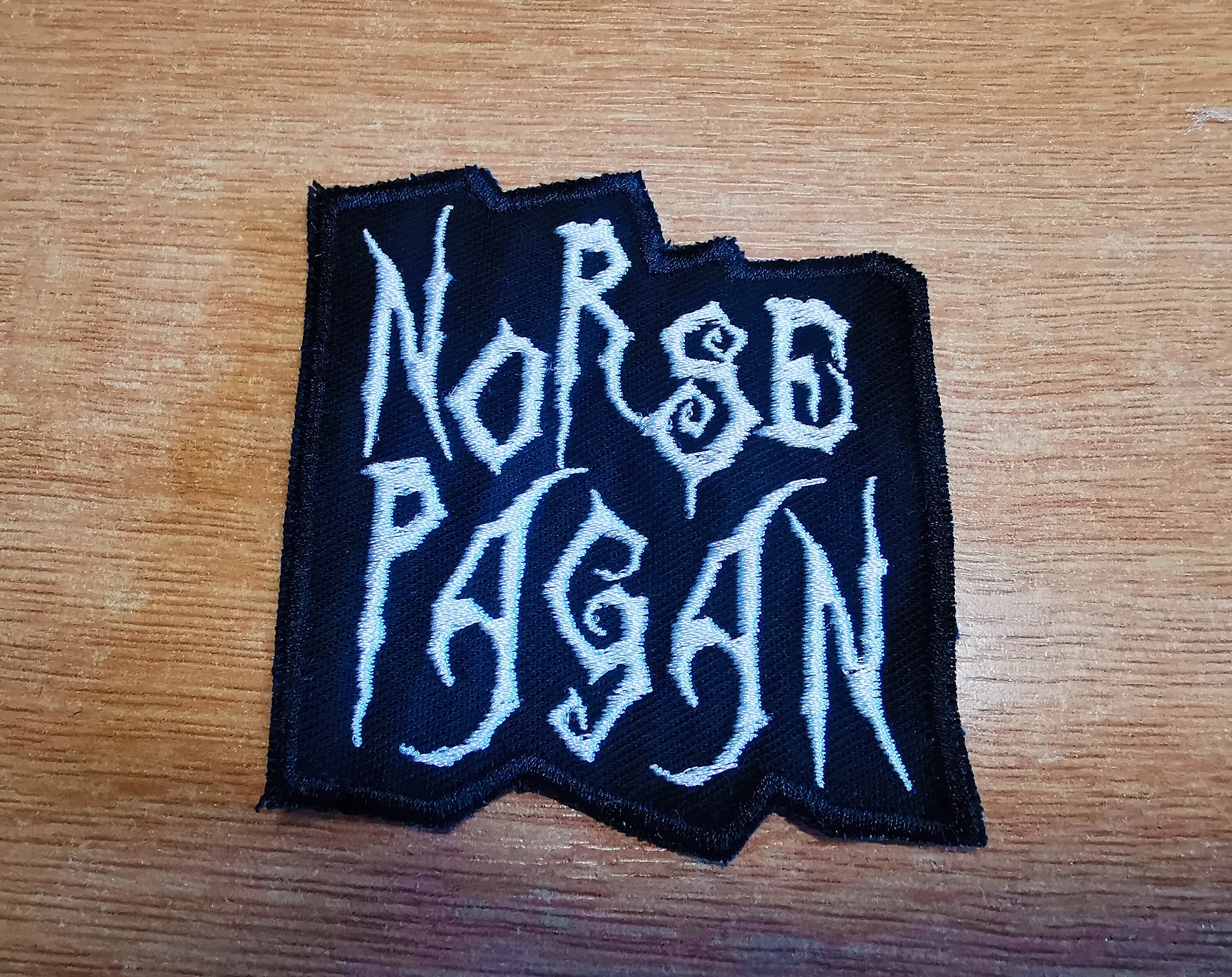 Norse Pagan Iron on Embroidered Patch Heavy Metal Style Patch - Etsy