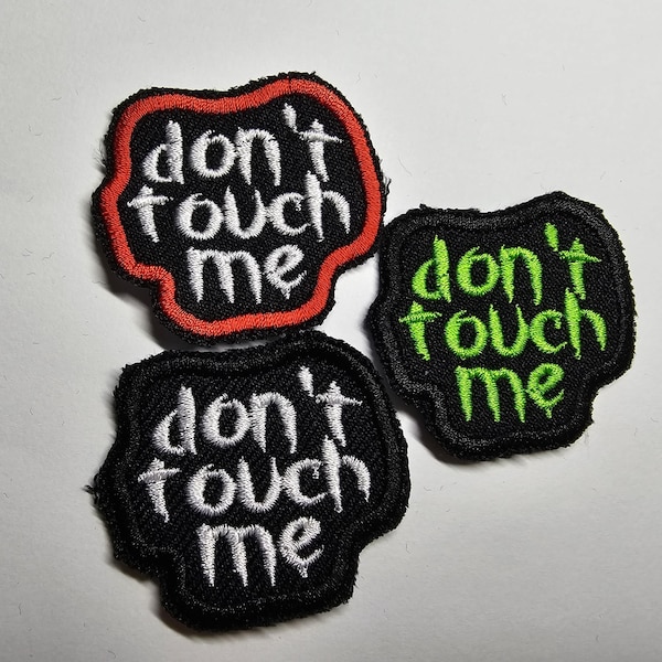 Do Not Touch Patch - Etsy