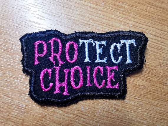 Protect Choice Flamingo Pink Pro Choice Feminist Embroidered - Etsy