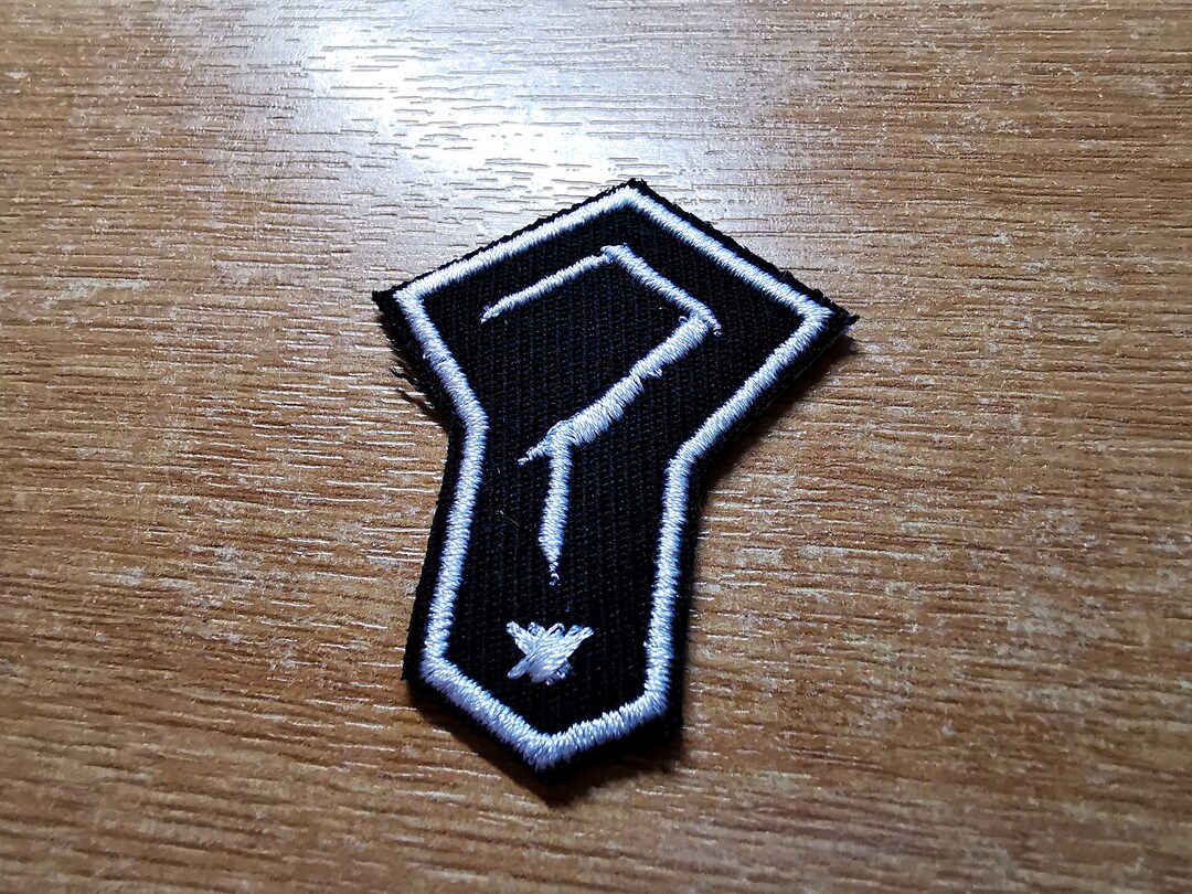 Question Mark Small Iron on Embroidered Patch Gothic Punk Crust - Etsy