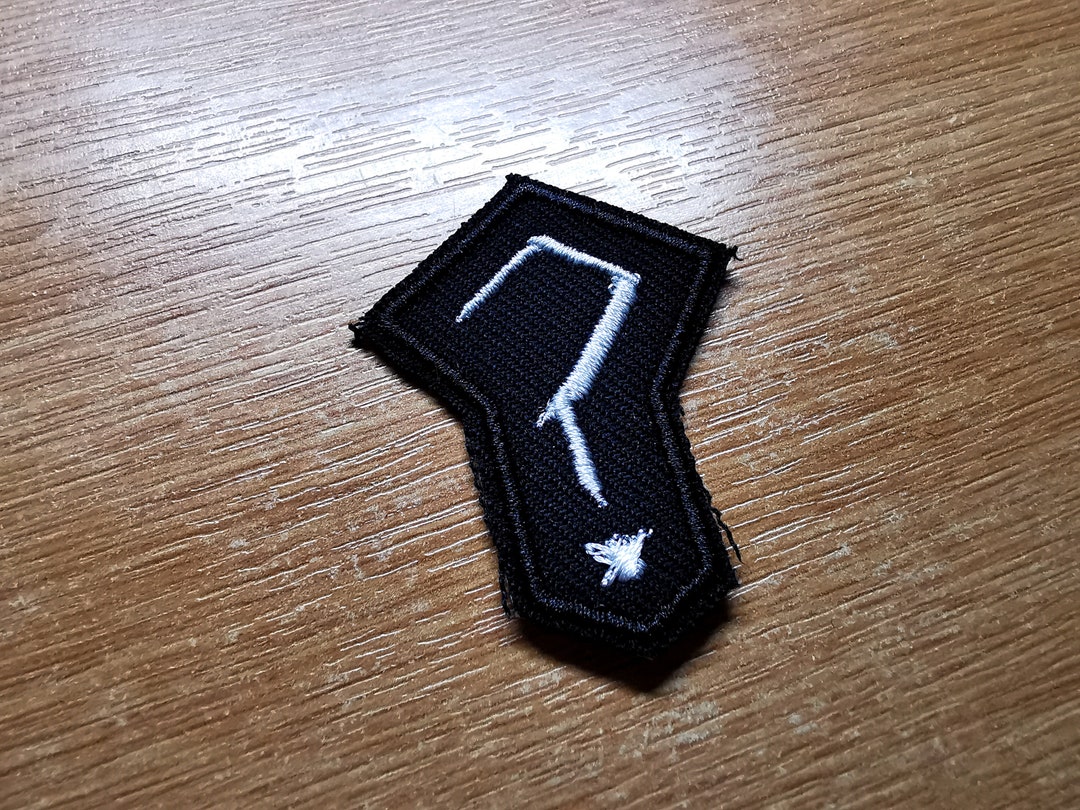 Question Mark Small Iron on Embroidered Patch Gothic Punk Crust - Etsy