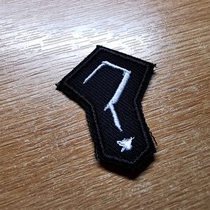 Question Mark Small Iron on Embroidered Patch Gothic Punk Crust - Etsy