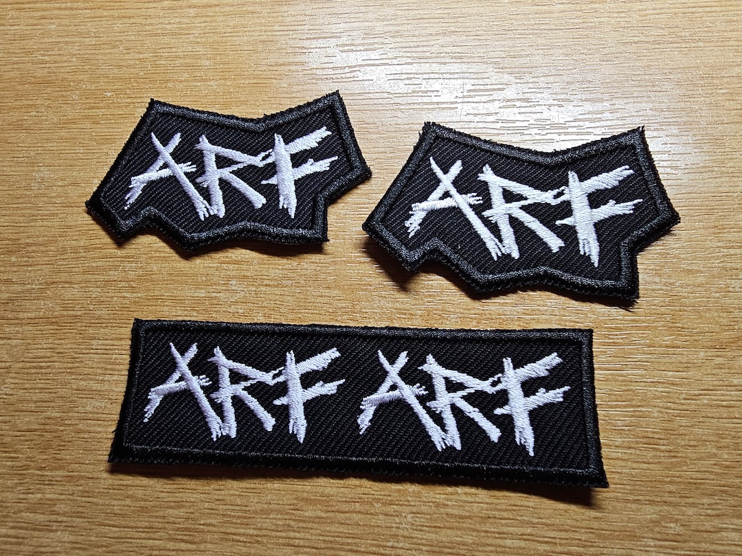 Arf Arf Blegh Metalcore Embroidered Patch Metal Breakdown Emo - Etsy