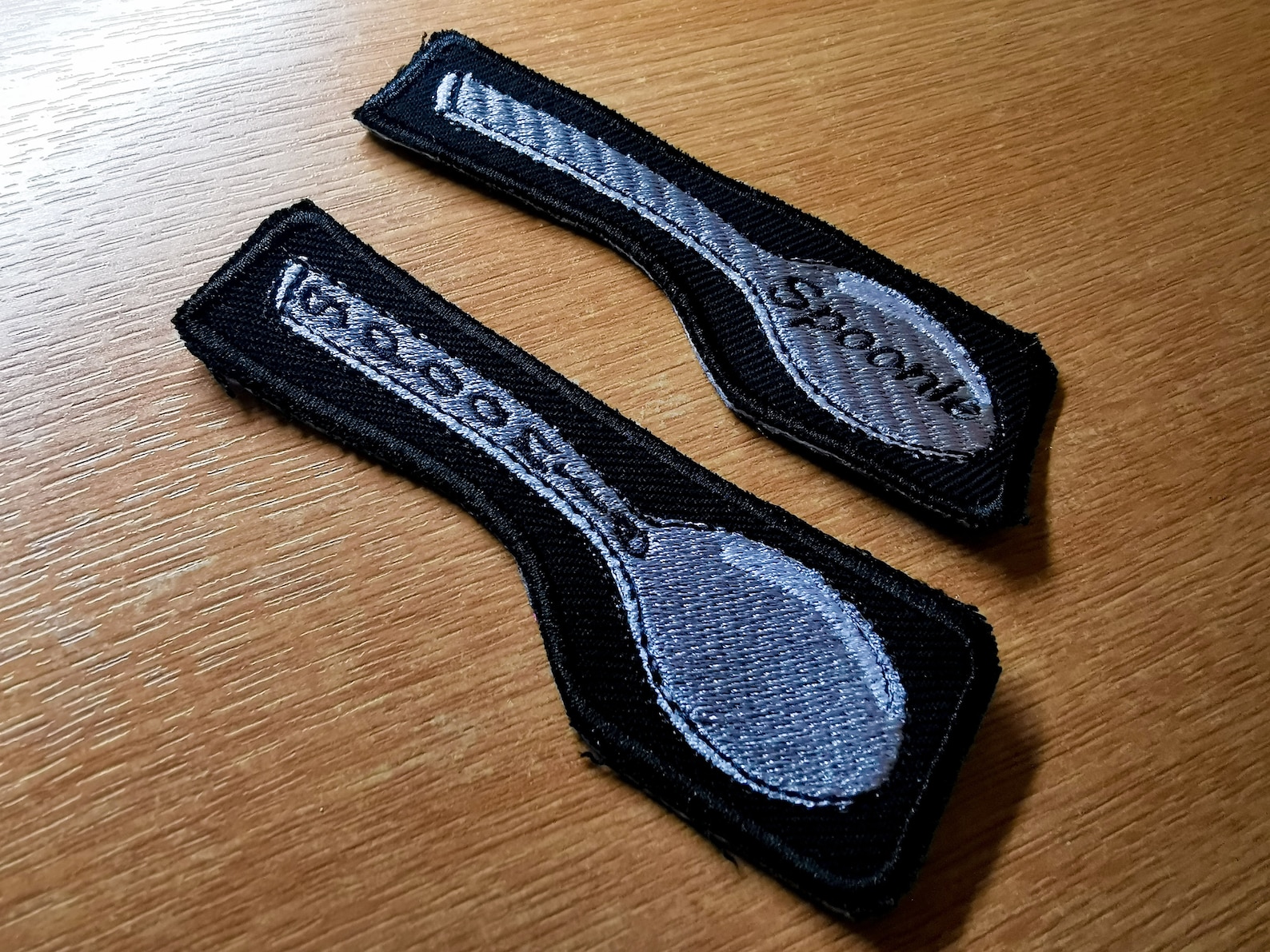 Spoonie Iron on Embroidered Patch Spoon Theory Disability Patches Wall ...