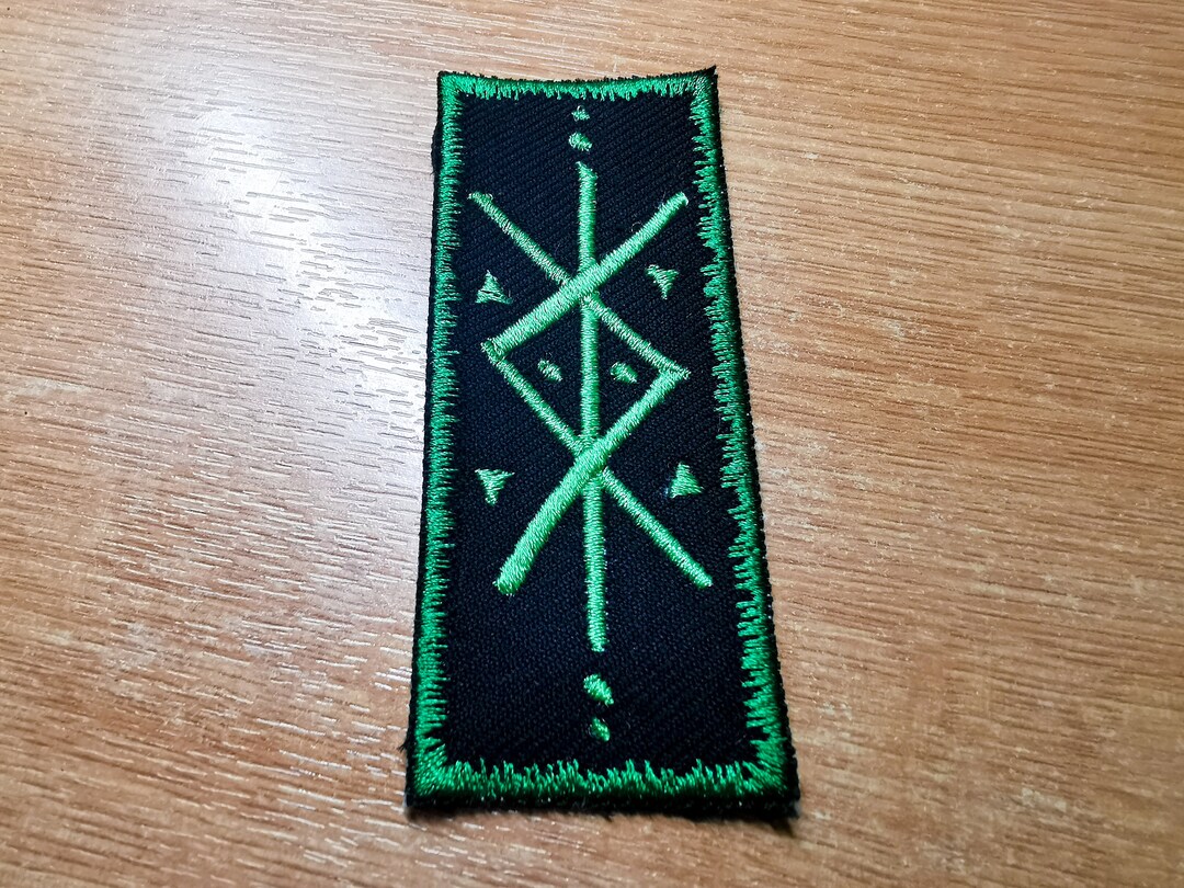 Protection Bindrune Viking Patch Iron on Embroidered Norse Heathenry ...