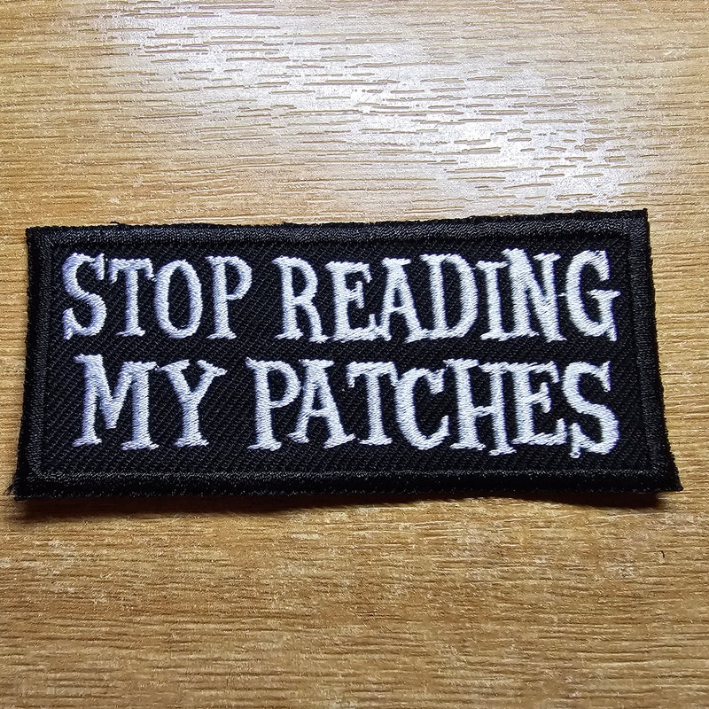 Funny Embroidered Patch - Etsy